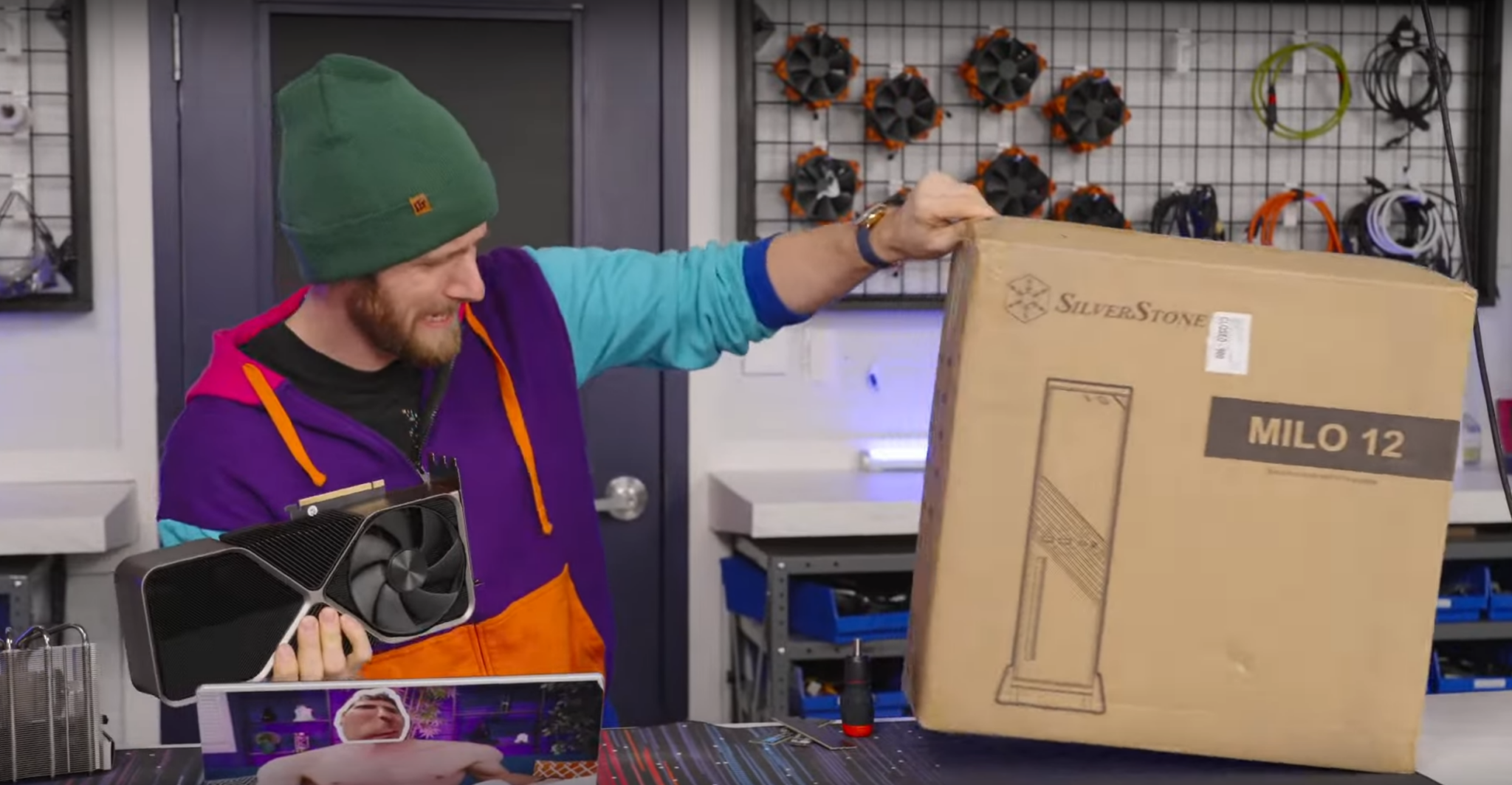 Linus Tech Tips Builds RTX 4090 Powered Silverstone Milo 12 SFF Case on ...