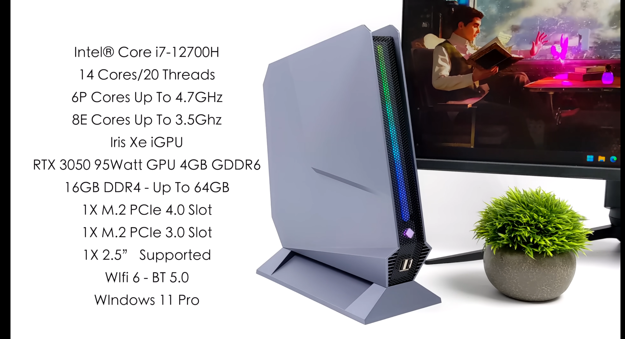 ETA Prime Reviews Mobile Component Based G2 Edge Mini Gaming PC Packing ...