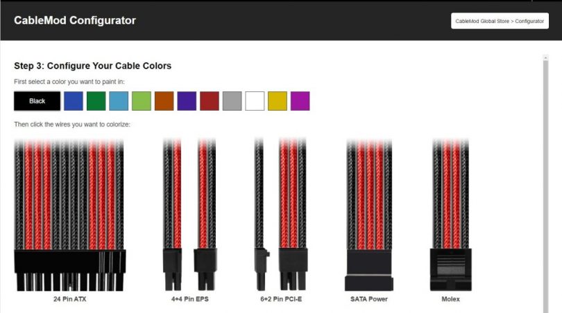 CableMod launches Configurator - design your own custom PSU cables ...